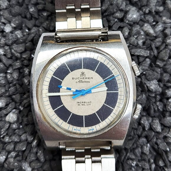 Bucherer | Accessories | Mens Bucherer Alarm Mechanical Watch M417 ...